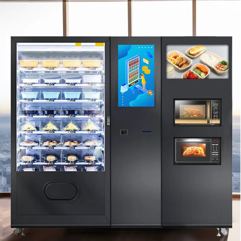 Hot Food Vending Machine with Elevator Built-in Microwave Hot Food Vending Machine with Elevator Built-in Microwave
